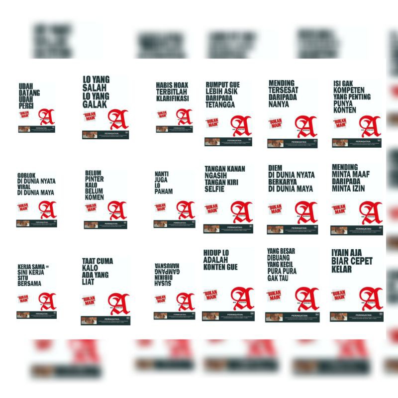 Jual POSTER/STIKER IKLAN SAMPOERNA DEKORASI DINDING LUCU | Shopee Indonesia