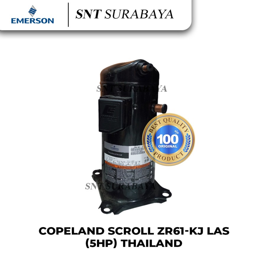 Jual Compressor Copeland ZR61/5PK Freon R22/Jual Kompresor Scroll ...