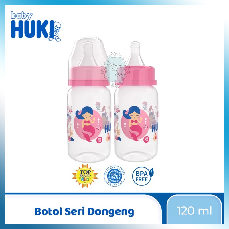 Jual MOMMYNME HUKI BOTOL PP SP LSR NIPPLE 120ml(CI0340) 240ml(CI0341 ...
