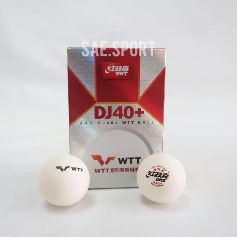 Jual Bola pingpong tenis meja DHS WTT DJ40+ 3star ORIGINAL | Shopee Indonesia