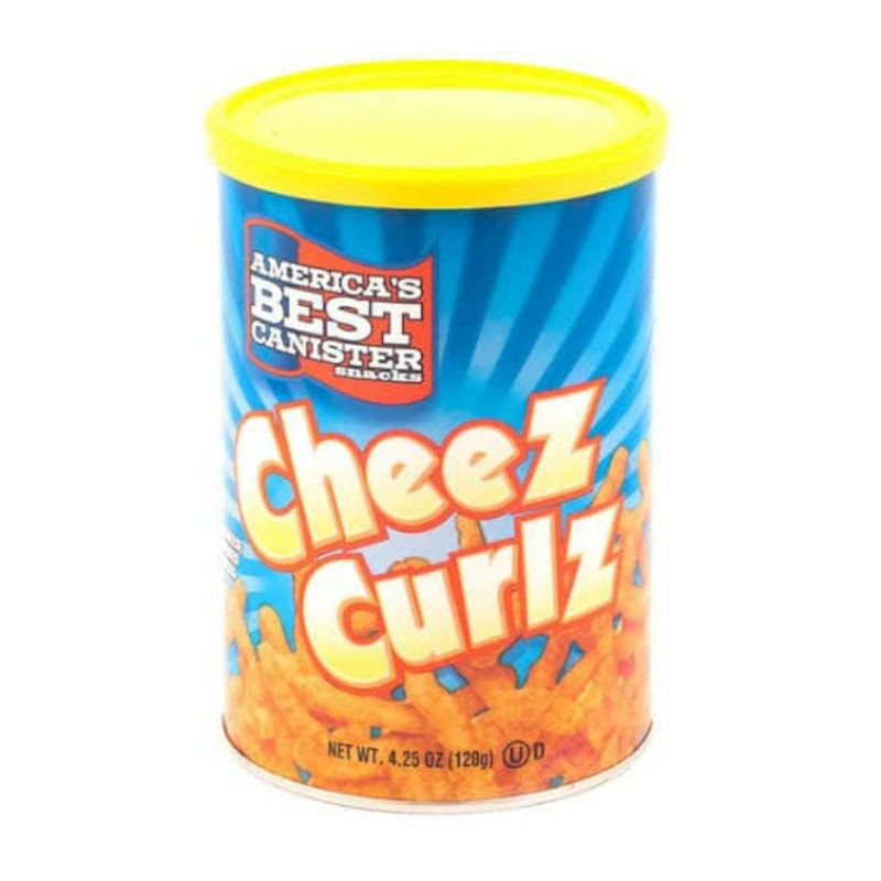 Jual [85gr] American's Best Canister Snacks Cheez Curlz - American ...