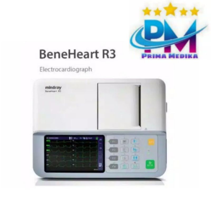 Jual ECG Mindray R3 BeneHeart~EKG Mindray BeneHeart R3~3 CHANNEL ...