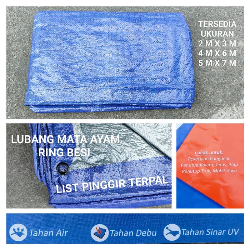 Jual Terpal Jadi Plastik Super QUALITY 4 Meter X 6 Meter | Shopee Indonesia