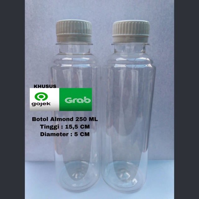 Jual Botol almond 250 ml | Shopee Indonesia