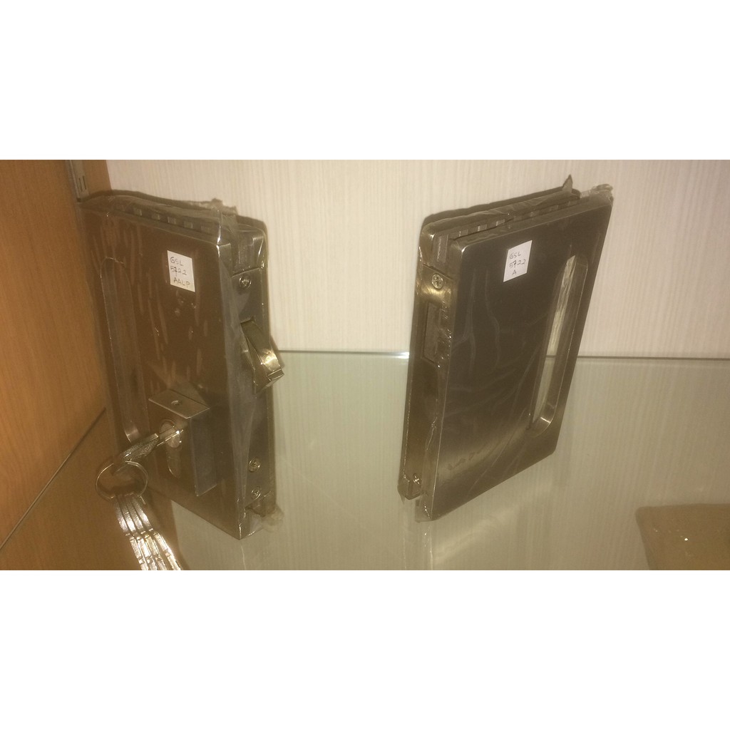 Jual Kunci Sliding Pintu Kaca Double Glass Sliding Door Lock Kunci Pintu Geser Sliding Kaca ...