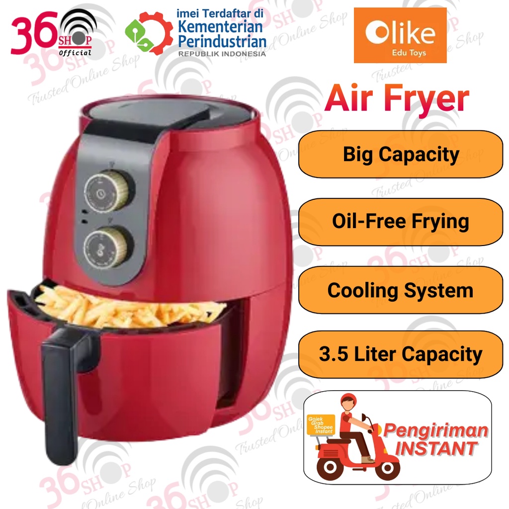 Jual Olike Air Fryer ORIGINAL pengoreng tanpa minyak Garansi Resmi | Shopee Indonesia