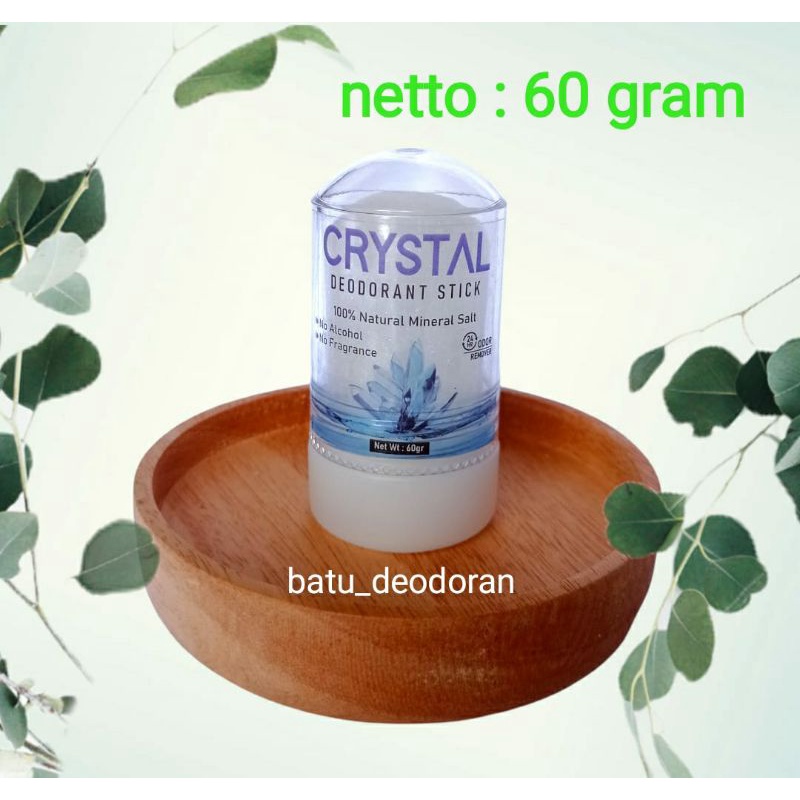 Jual BATU DEODORAN DEODORANT TAWAS CRYSTAL STICK TANAM MIRIP ROLL ON ...
