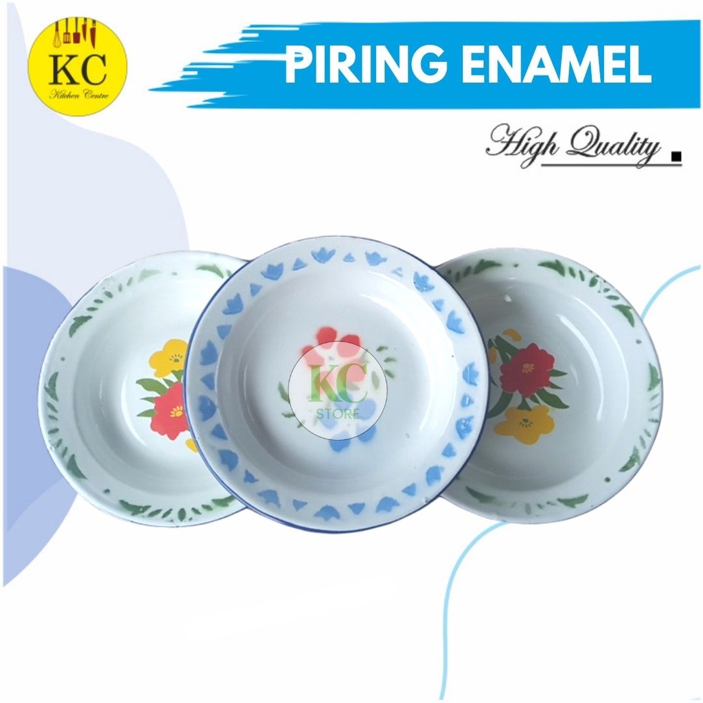 Jual Piring Seng Piring Jadul Piring Enamel Piring MOtif Bunga Piring ...