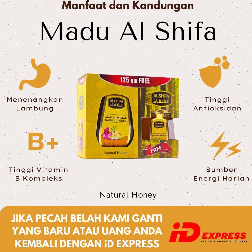 Jual Madu Al Shifa 500 free 125gr Alshifa Arab Import Original I Madu ...