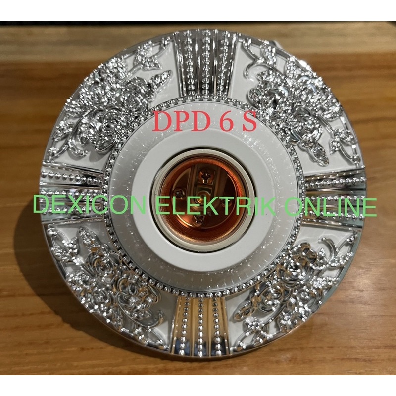 Jual fitting hias DPD6S/fitting lampu/fitting plafon hias modern/jual ...