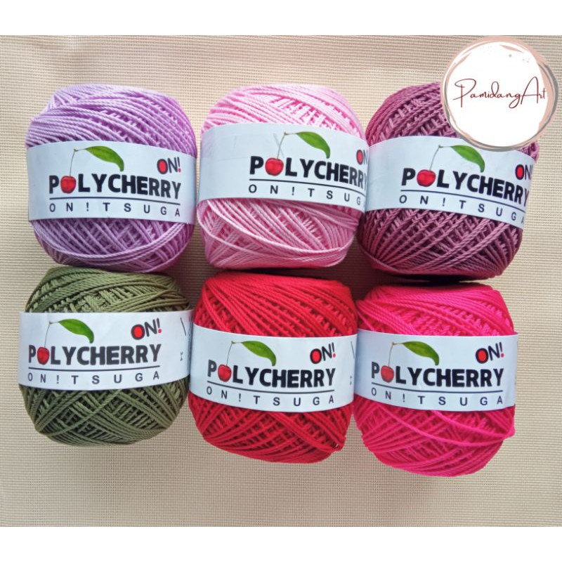 Jual Benang Rajut Poliester Polycherry Onitsuga | Shopee Indonesia