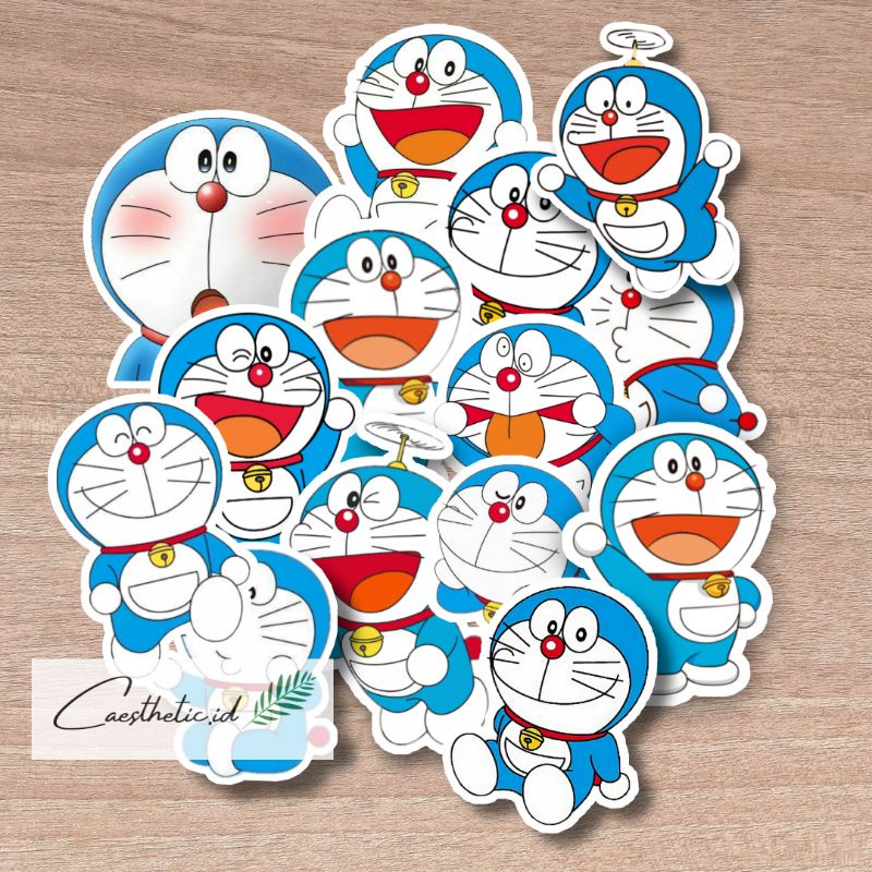Jual [30 PCS] STIKER GLOSSY KARTUN - STIKER DORAEMON - STIKER LUCU ...