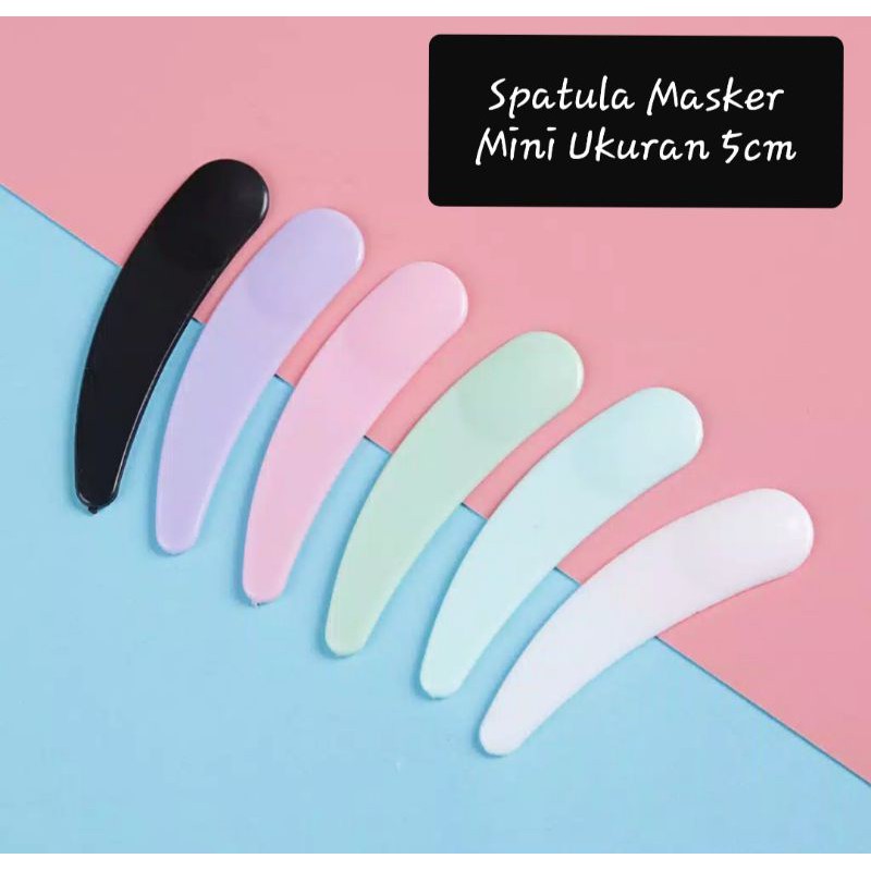 Jual Spatula Masker Mini Ukuran 5 cm Spatula Cream Kosmetik | Shopee ...