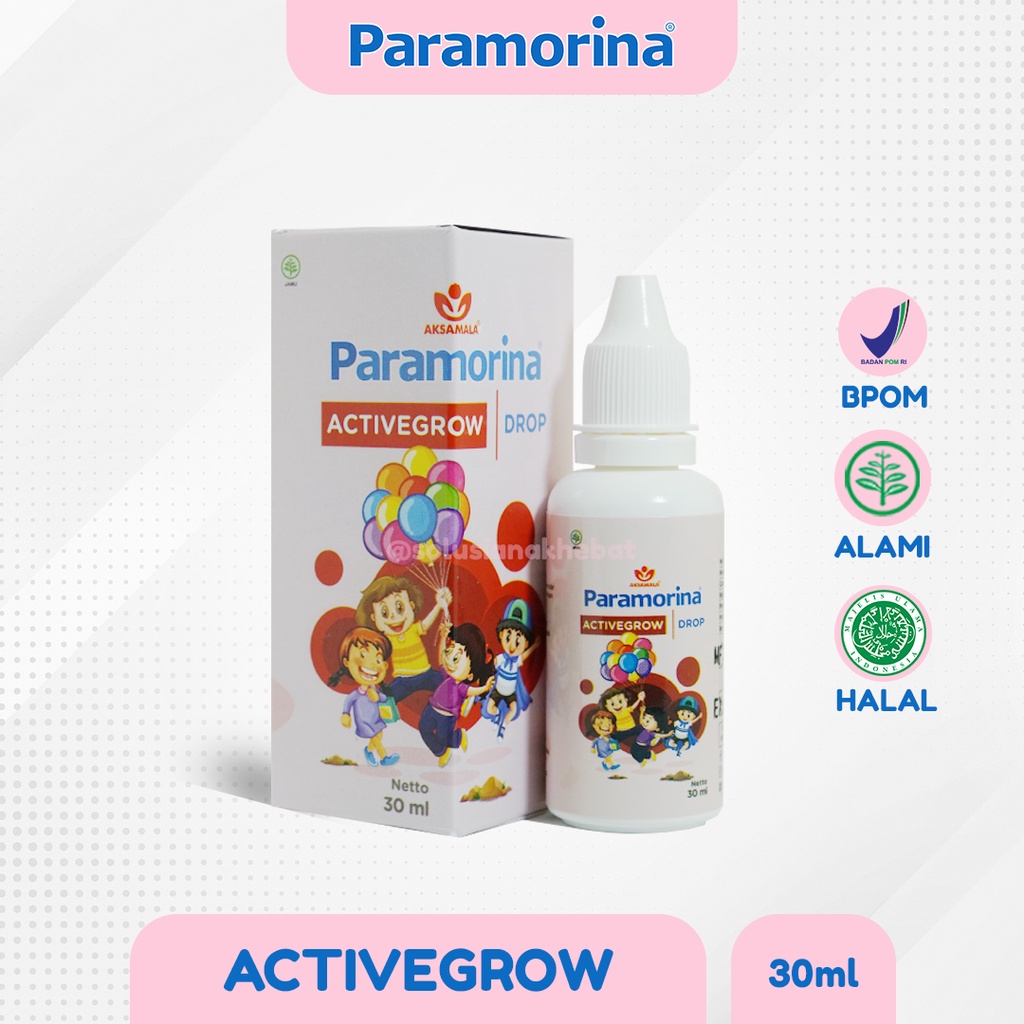 Jual Paramorina Tetes Activegrow Madu Herbal Anak untuk Cepat Jalan dan ...