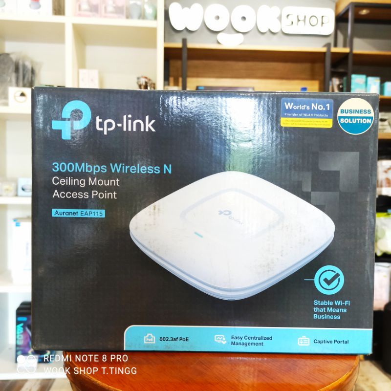 Jual TP LINK EAP115 300Mbps wireless N ceiling mount ap access point | Shopee Indonesia