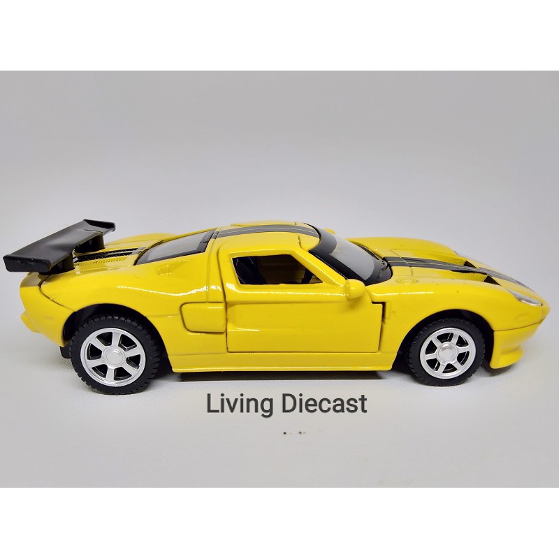 Jual Diecast / miniatur - Ford GT (Yellow color) | Shopee Indonesia