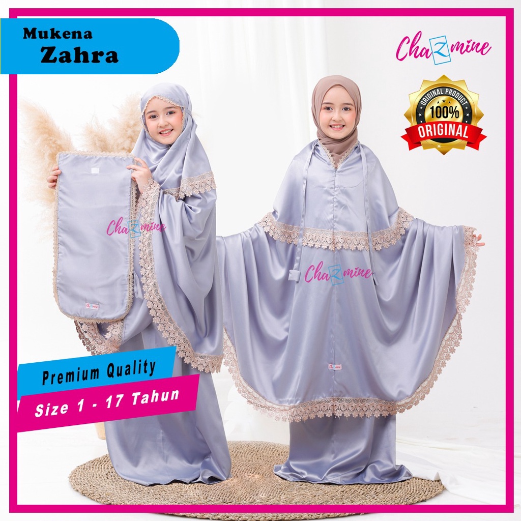 Jual Mukena Anak 2 IN 1 Premium Kids Prayer Set Tas Sejadah Multifungsi Model Zahra Original by ...