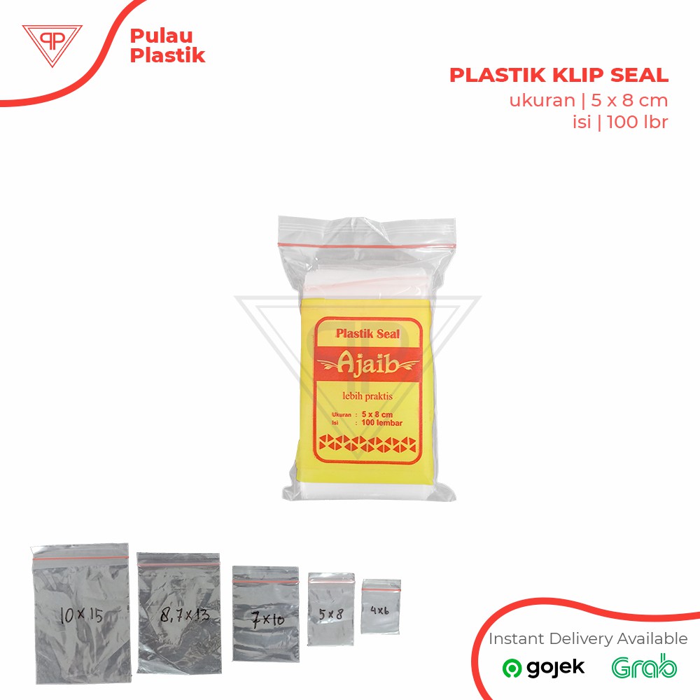 Jual Plastik Klip Ziplock Kantong Klip 4x6 5x8 7x10 8 7x13 10x15