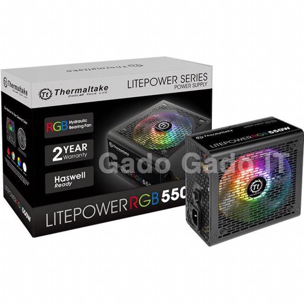Jual Power Supply Unit PSU THERMALTAKE LITEPOWER RGB 550Watt | Shopee ...