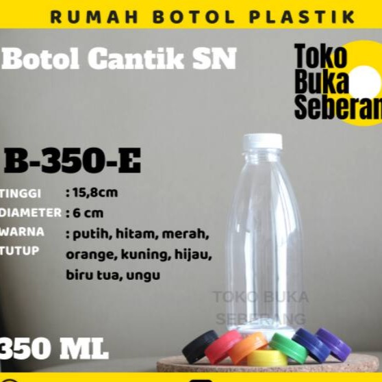 Jual Botol plastik 350ML Cantik SN/ Botol Jus / Botol Minum / Botol PET ...