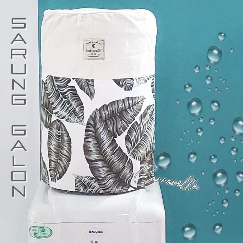 Jual Penutup Galon Dispenser Cover Sarung Galon Kanvas mOTIF Bisa ...
