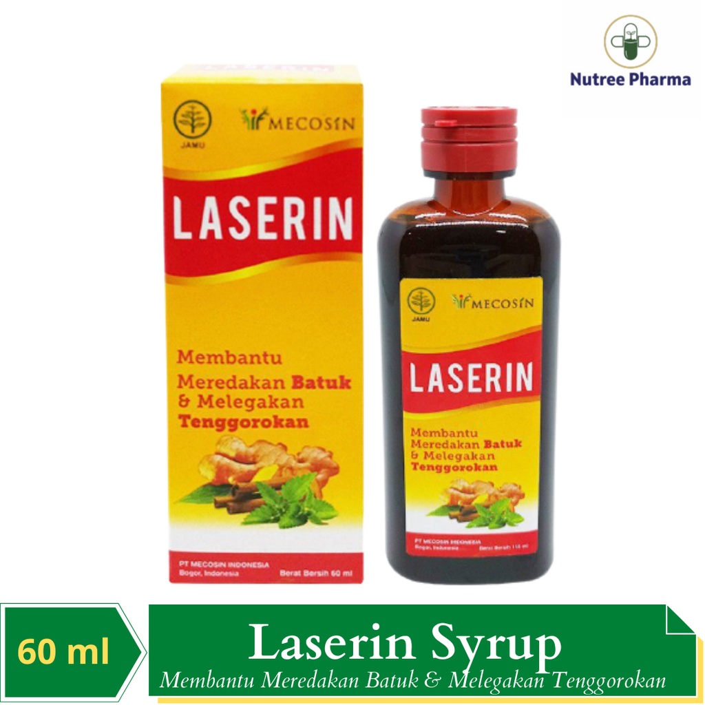 Jual Laserin Sirup 60 ml Membantu Meredakan Batuk & Melegakan ...