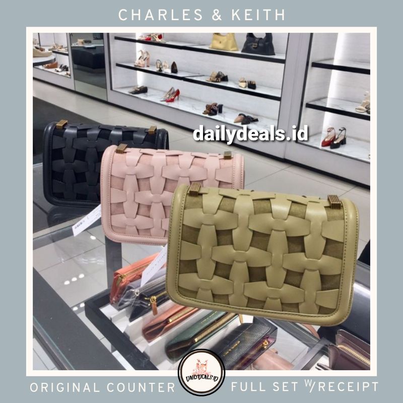 Jual CK2-20270571 Weave Detail Shoulder Bag - Jastip CK ORIGINAL ...