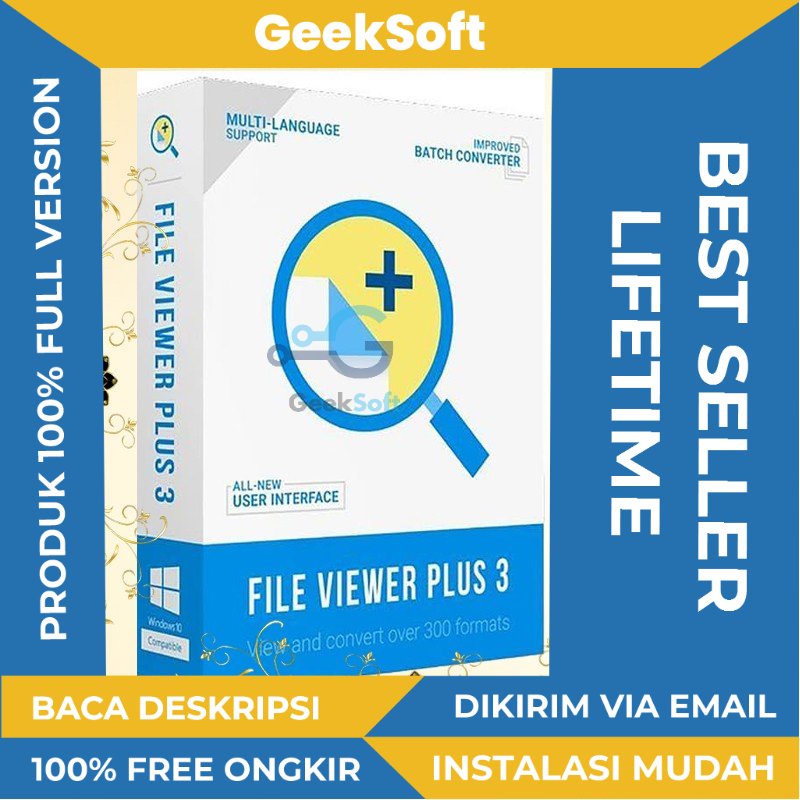 Jual [FULL VERSION] File Viewer Plus 3 File Editor - GARANSI AKTIVASI - Penampil dan editor file ...