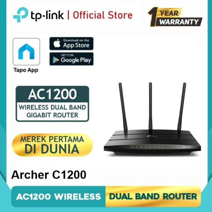 Jual Modem Wifi Tp-Link Archer C1200 Ac1200 Wireless Duaband Gigabit ...