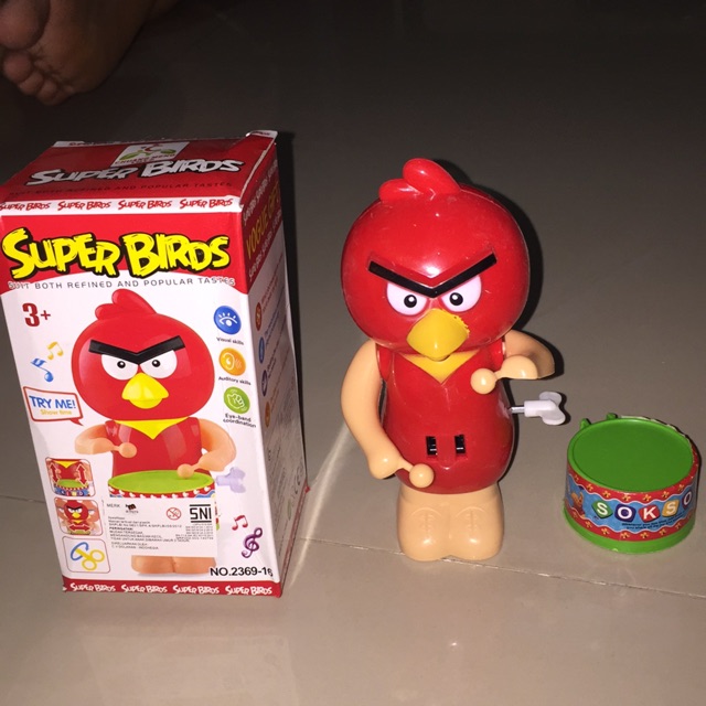 Jual free ongkir drum set putaran hello kitty angry birds | Shopee ...