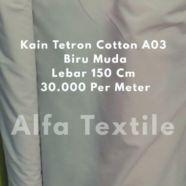 Jual Kain Katun Polos Teteron TC | Shopee Indonesia