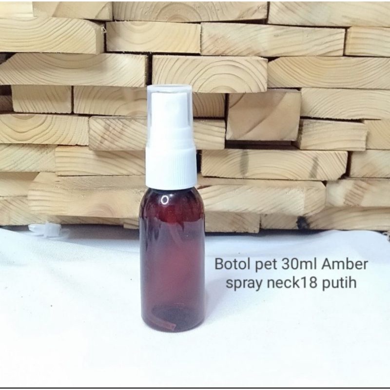 Jual Botol 30ml Botol Spray 30ml Amber Botol 30ml Cokelat Tutup Spray ...