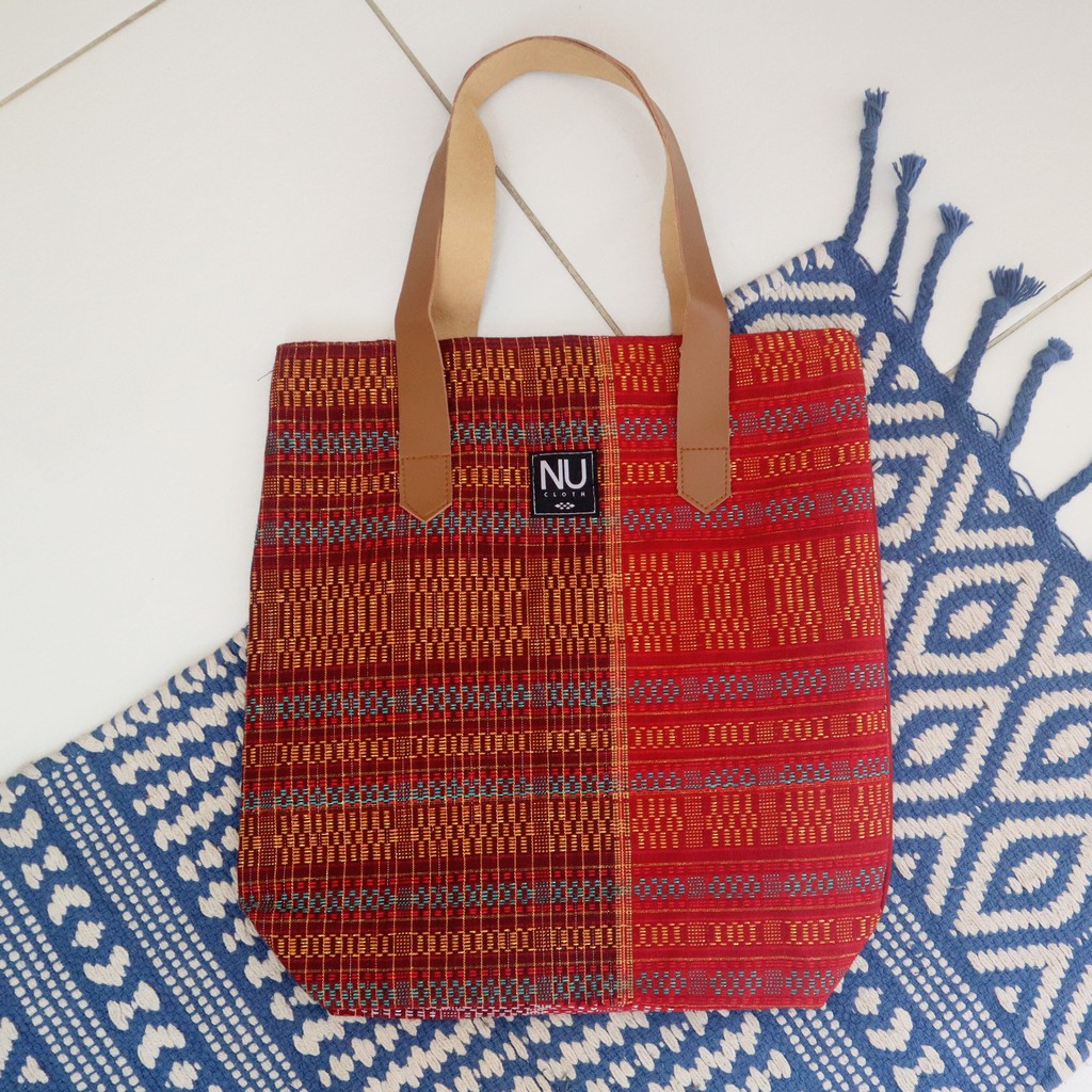 Jual Tote Bag Etnik Tenun Ulos Ragi Hotang ASLI (Gold Biru ) | Shopee ...