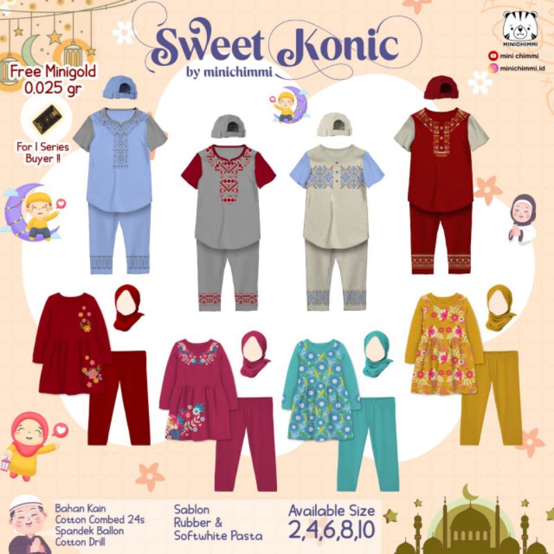 Jual MINICHIMMI SWEET KONIC | Shopee Indonesia