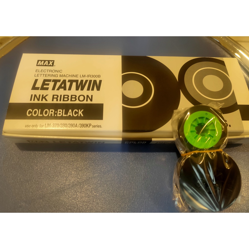 Jual INK RIBBON MAX LETATWIN LM-IR300B BLACK | Shopee Indonesia