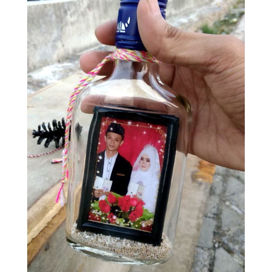 Jual FOTO BOTOL KADO UNIK PERNIKAHAN KADO WISUDA DAN KADO ULANG TAHUN ...