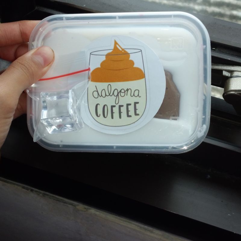 Jual [COD](Promo!! Dalgona Coffe Slime 200cc Free bubuk activator dan ...