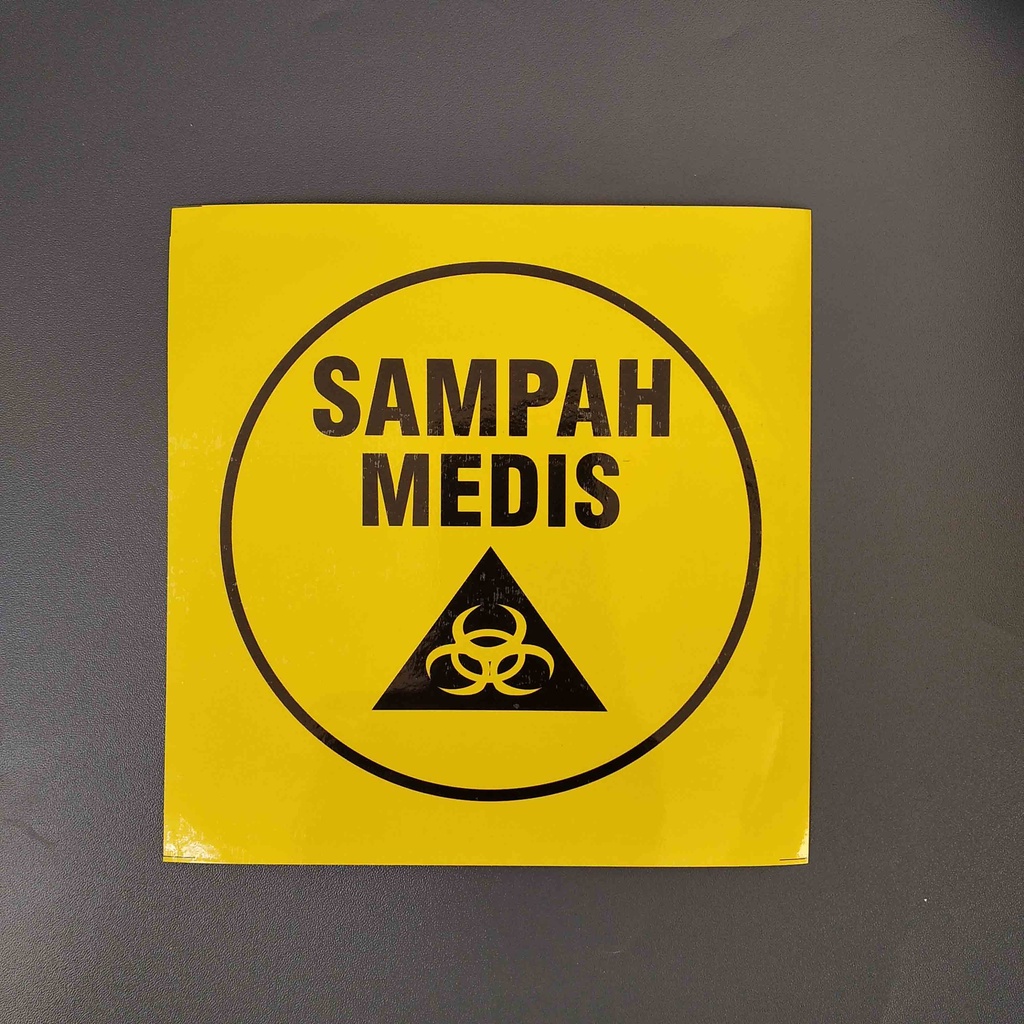 Jual Stiker Sampah Medis Bahan Chromo | Shopee Indonesia