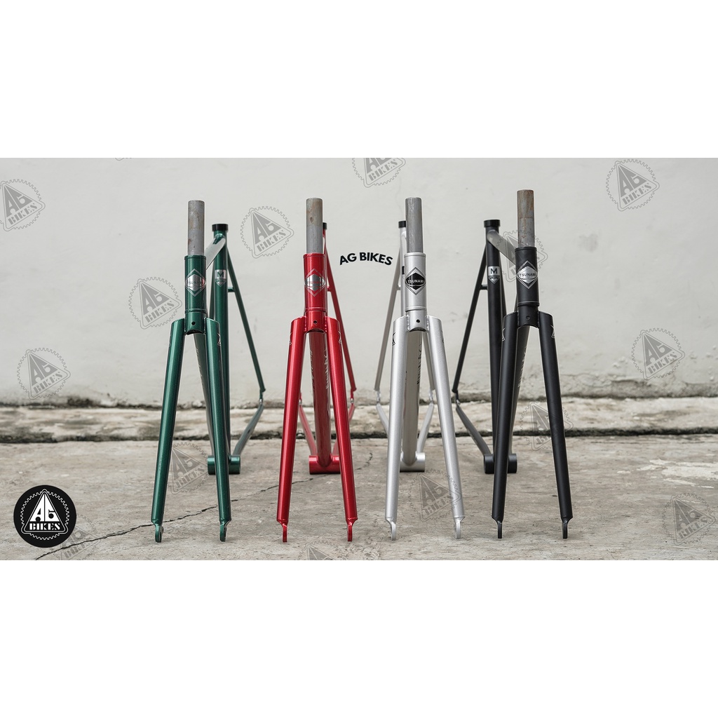 Jual Frame + Fork Tsunami SNM 4130 Chromoly | Shopee Indonesia