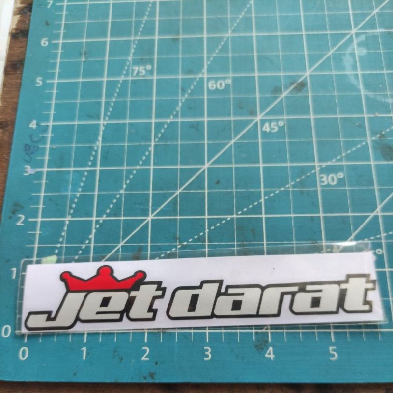 Jual stiker printing jet darat - cutting stiker jet darat | Shopee ...