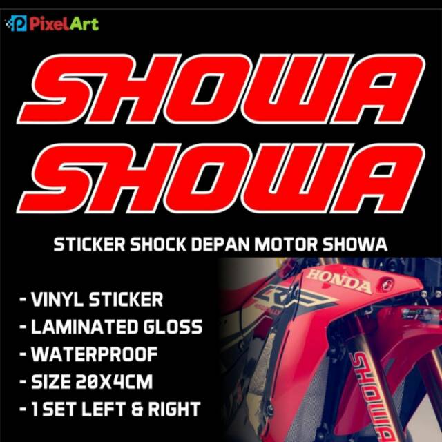 Jual STICKER SHOCK USD DEPAN MOTOR SHOWA CRF KLX YZ KTM | Shopee Indonesia