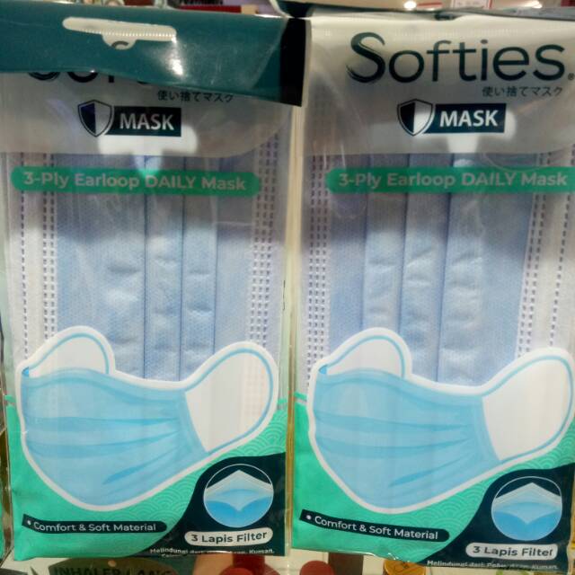 Jual Softies masker 3 ply | Shopee Indonesia