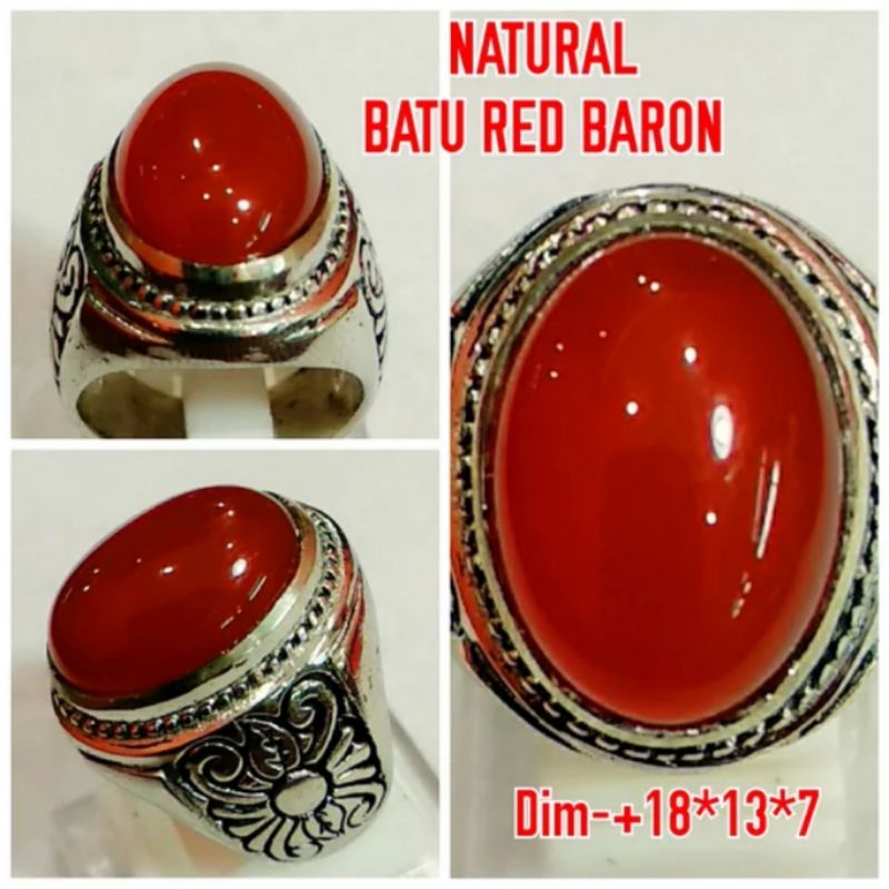 Jual BATU RED BARON CRISTAL CINCIN ASLI | Shopee Indonesia