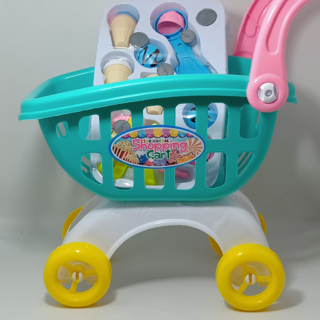 Jual Mainan Trolly Ice Cream Shopping Cart - Mainan ice cream keranjang ...