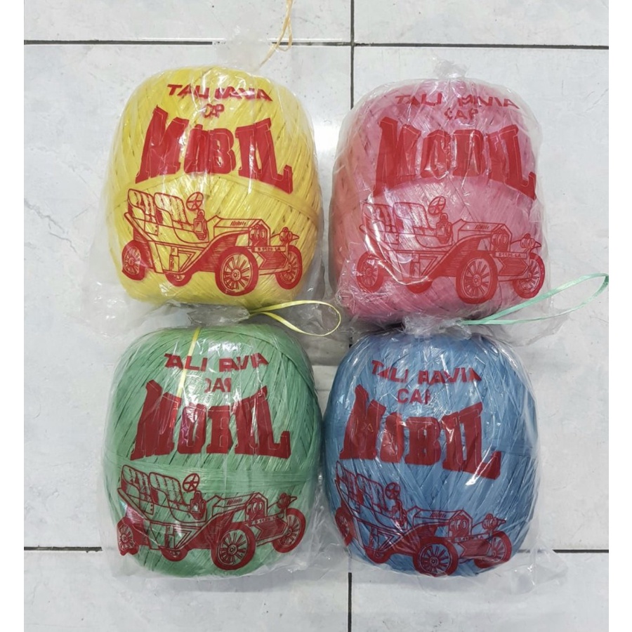 Jual Tali Plastik Rafia Warna / Tali Rafia / Tali Ravia barang | Shopee ...