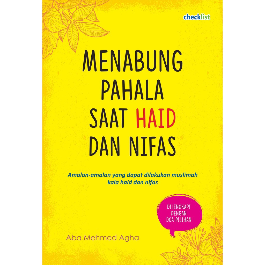 Jual Buku Menabung Pahala Saat Haid & Nifas (Checklist) | Shopee Indonesia