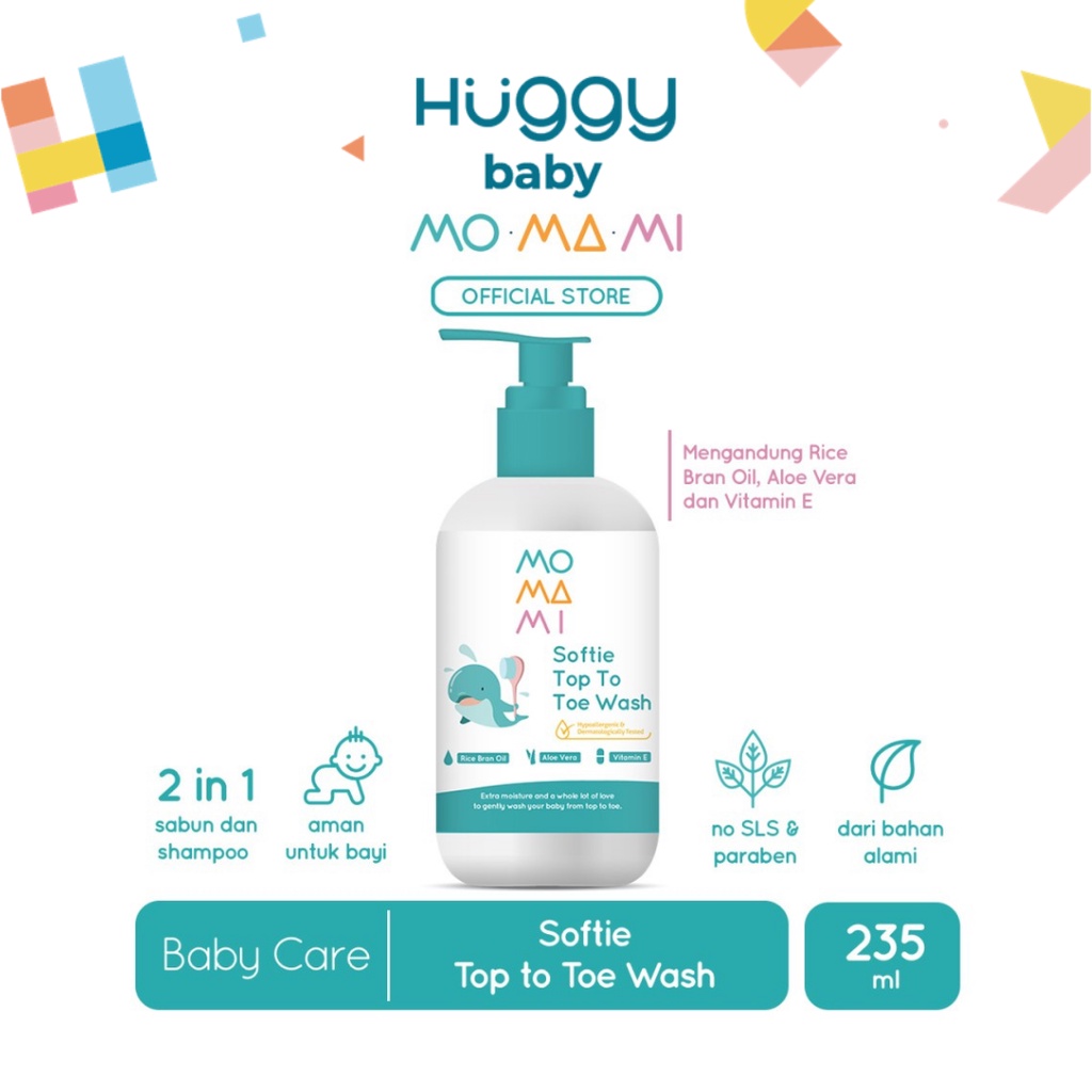 Jual Momami Softie Top to Toe Wash | Shampoo Dan Sabun 2in1 Bayi Anak ...