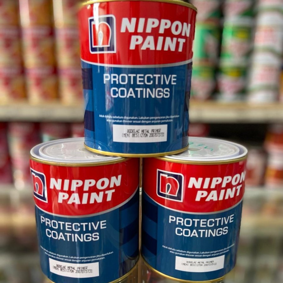 Jual CAT DASAR ANTI KARAT 1 KG BODELAC METAL PRIMER / CAT DASAR BESI / CAT MENI BESI NIPPON ...