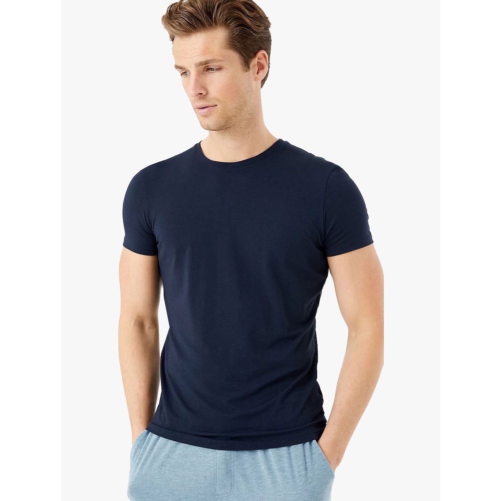 Jual MARKS & SPENCER - Kaos Dalam Pria - Premium Cotton T-Shirt Vest ...
