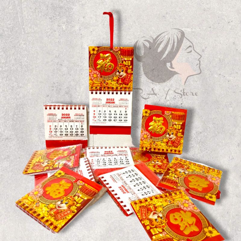 Jual Kalender 2022 Bulanan Mini Kalender Dinding / Mobil / Kantor ...